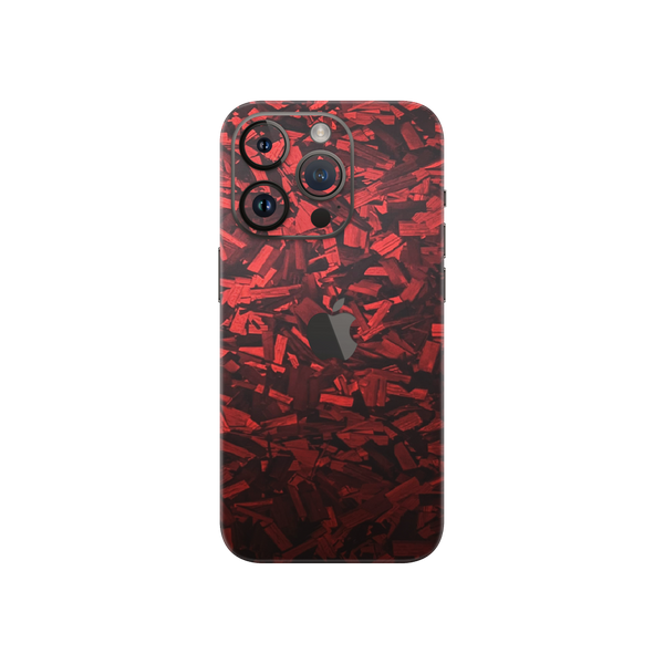 Forged Red Skin For Iphone 15 Pro – WrapNation